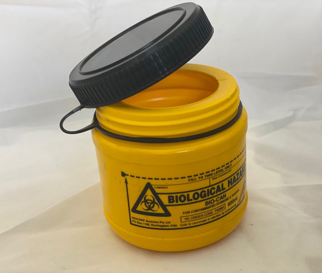 SHARPS - Bio-Waste Container 600ml Bio-Can