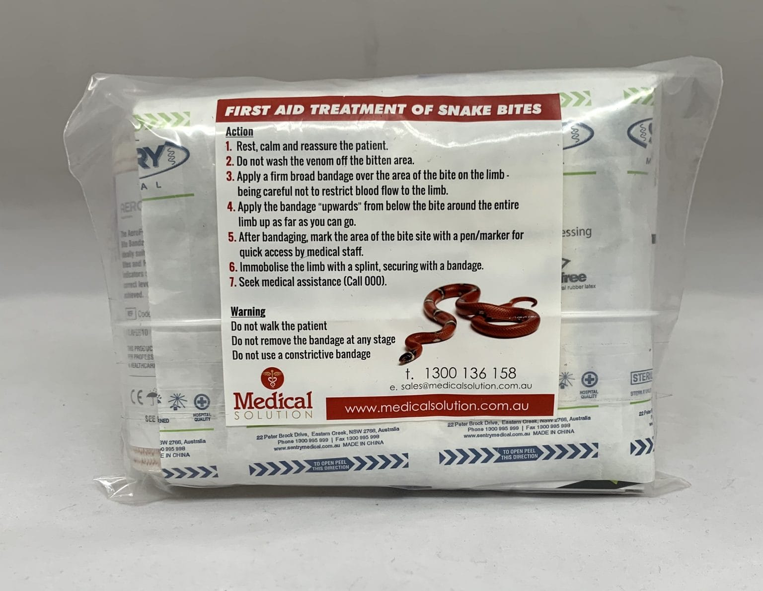 Snake Bite First Aid Kit>>Sting Treatments From Medical Solution