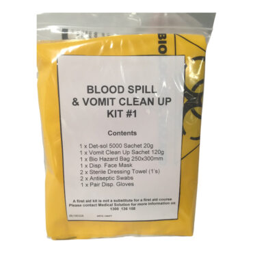 Body Fluid Clean Up Kit>> Safely Clean Up Blood & Vomit Spills