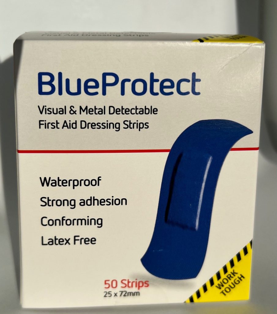 Metal Detectable |First Aid |Blue Bandaid