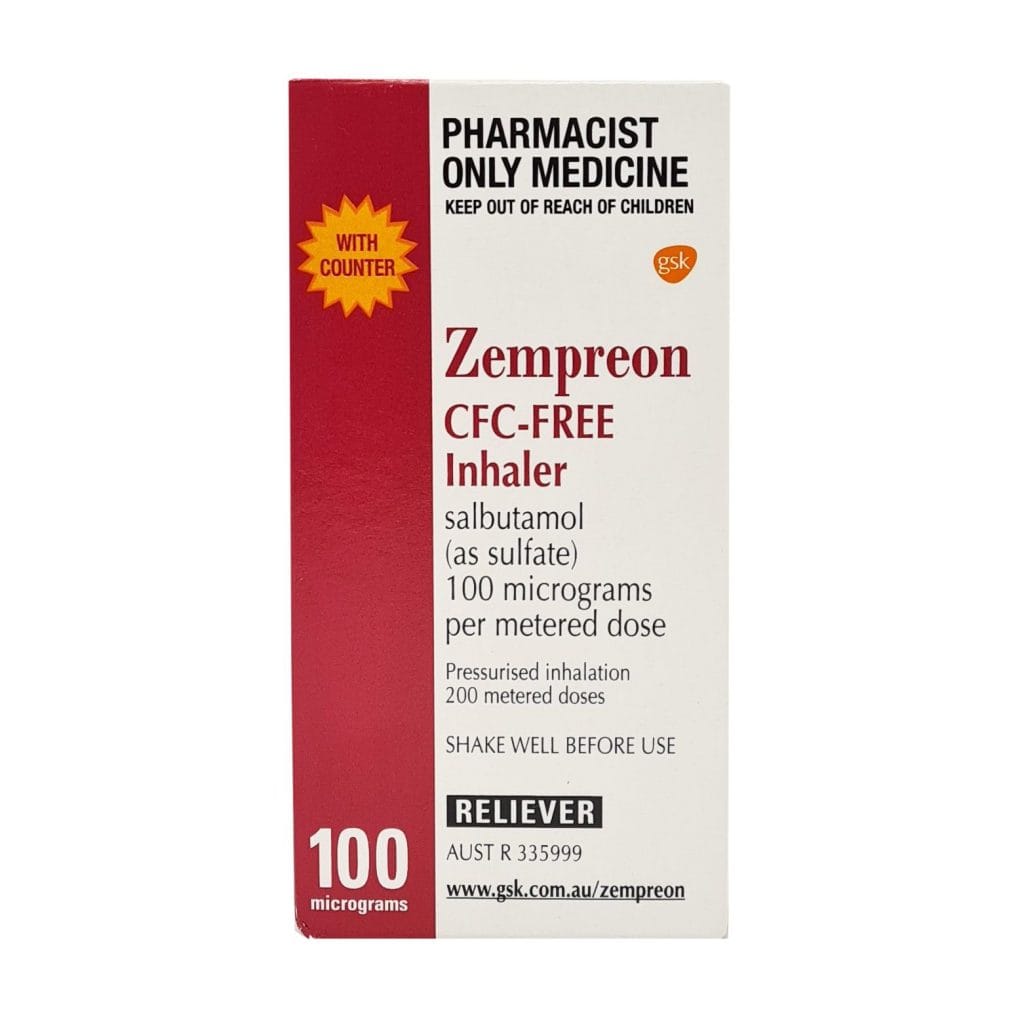 Buy Zempreon Inhaler Complete 20G - Relieve Asthma Symptoms Now