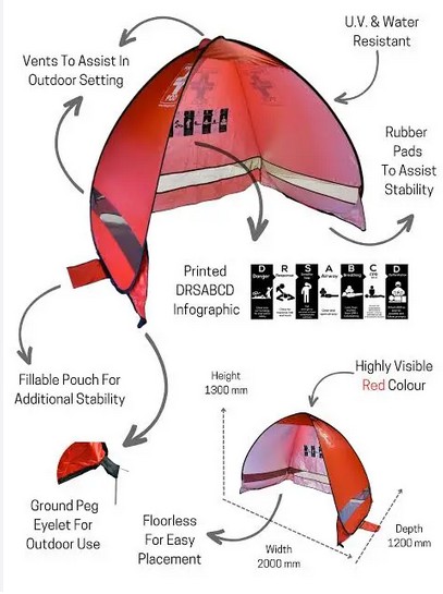 First Aid Tent From Medical Solution